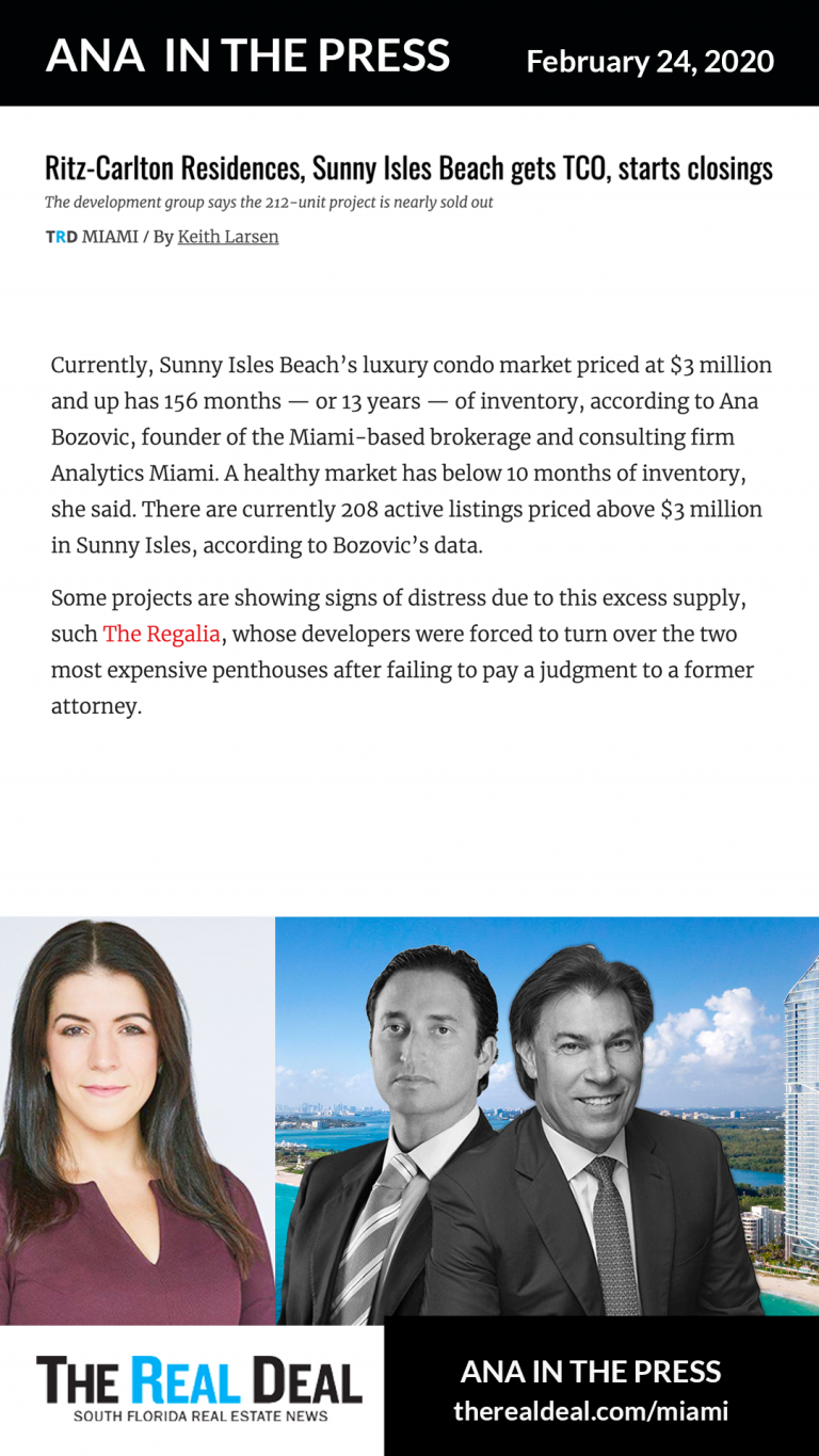 Press - Ana Bozovic - ANALYTICS . MIAMI